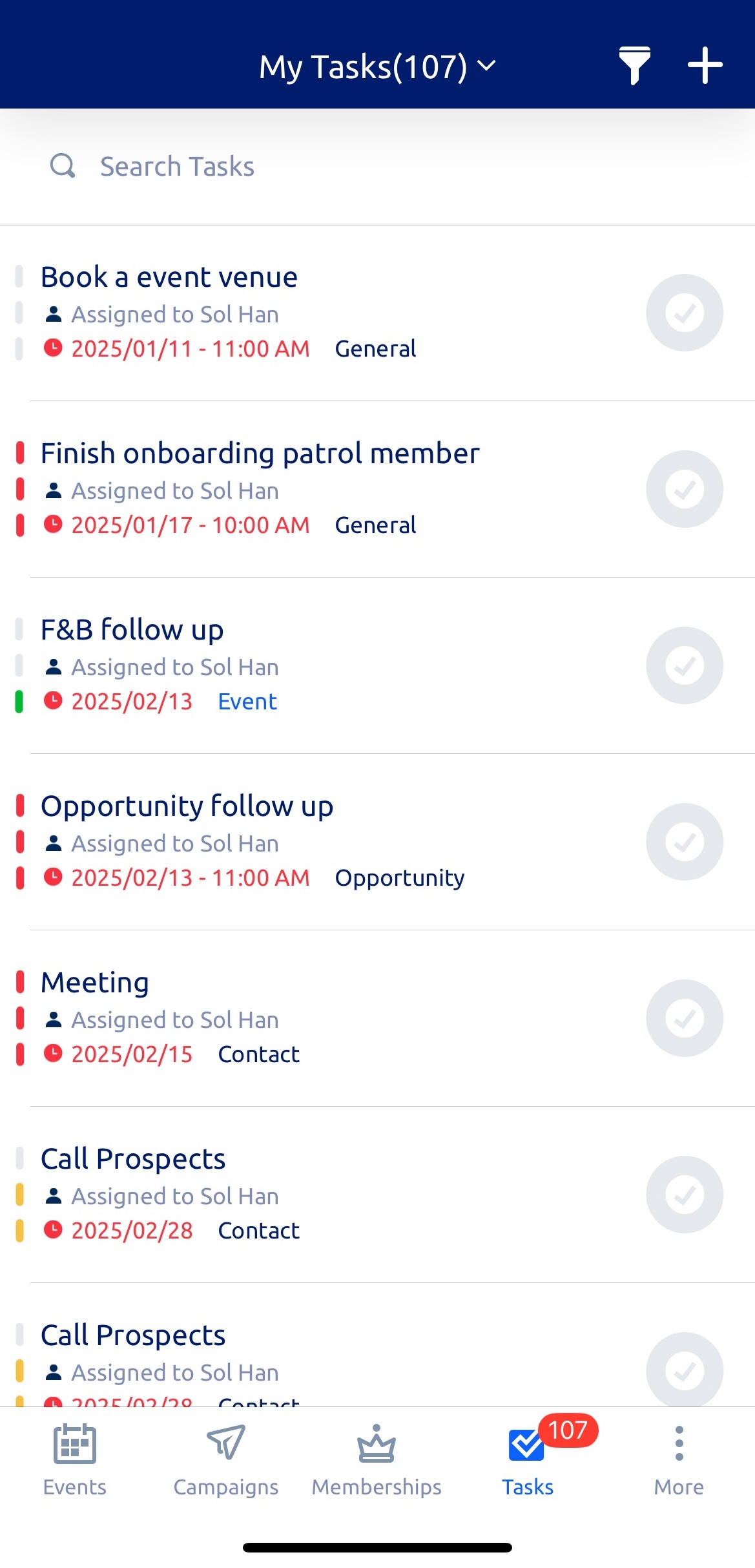Manage Tasks from the Manager App – Glue Up