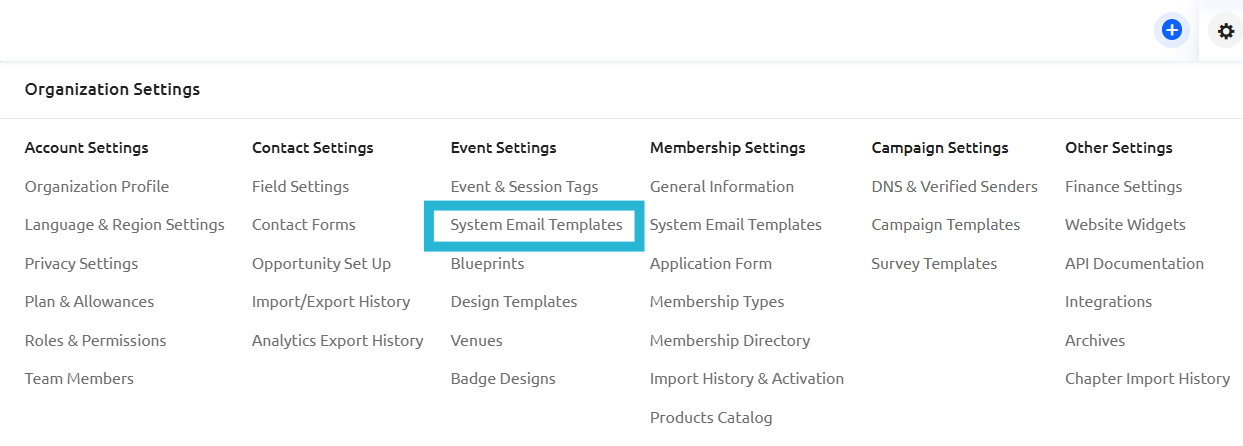Customizing Events System Emails – Glue Up
