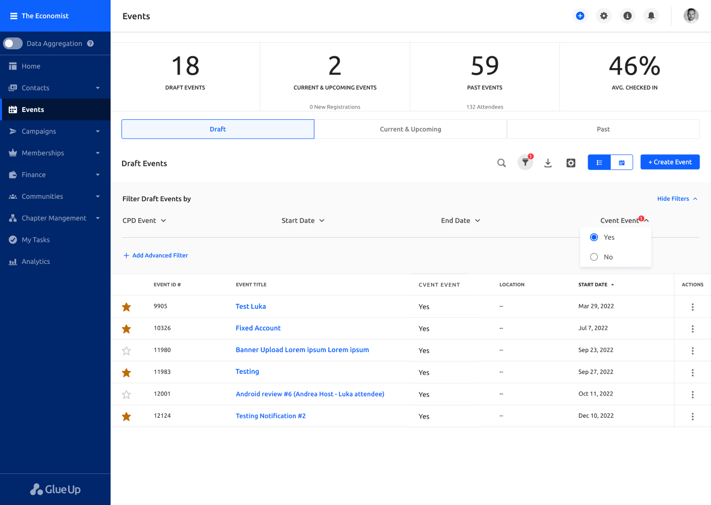 How to Connect and Use Cvent Integration – Glue Up