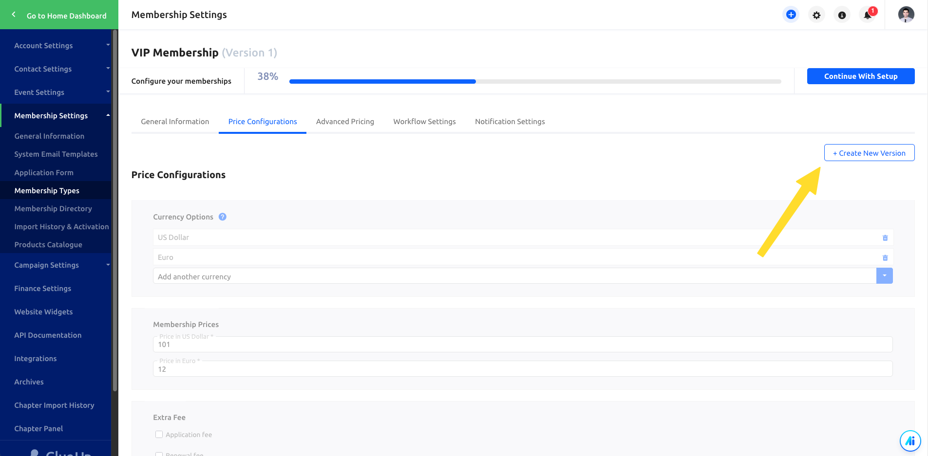 Trial Memberships – Glue Up