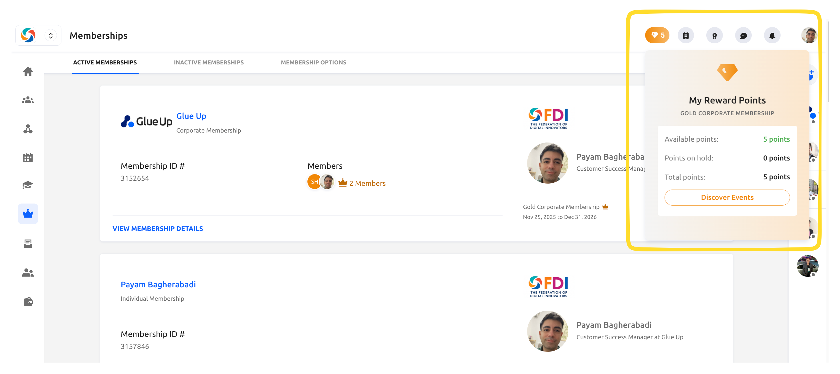 How to Set Up Reward Points for Memberships and Events – Glue Up